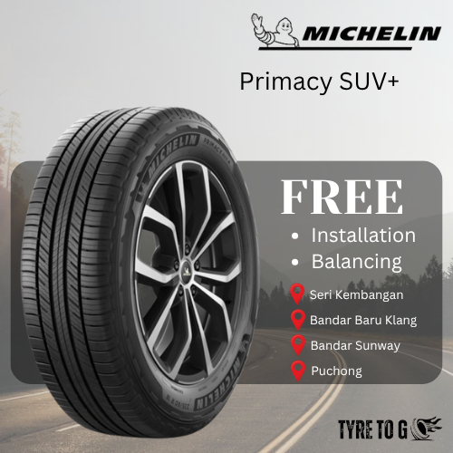 Michelin Primacy SUV+ (225/55 R19) (225/55R19) (225 55 19) (2255519) | Shopee Malaysia
