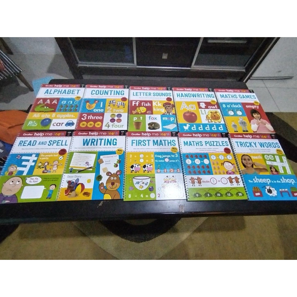 Grolier Help Me Learn Workbooks ( Used but Brand new ) | Shopee Malaysia