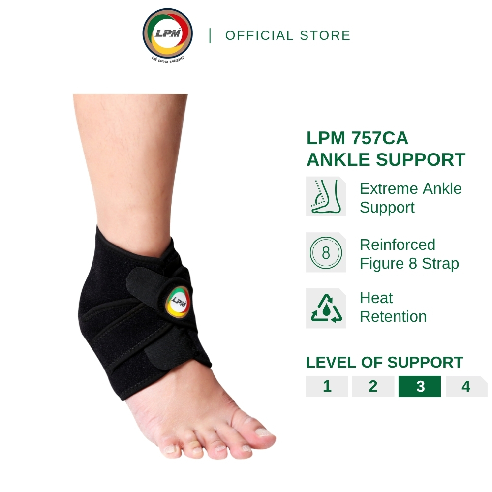 LPM Extreme Ankle Guard 757CA Ankle Support Thick Neoprene Reinforced ...