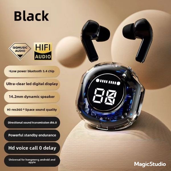 Transparent Ultrapods PRO TWS 5.3 Bluetooth Earphones Wireless Earphone ...