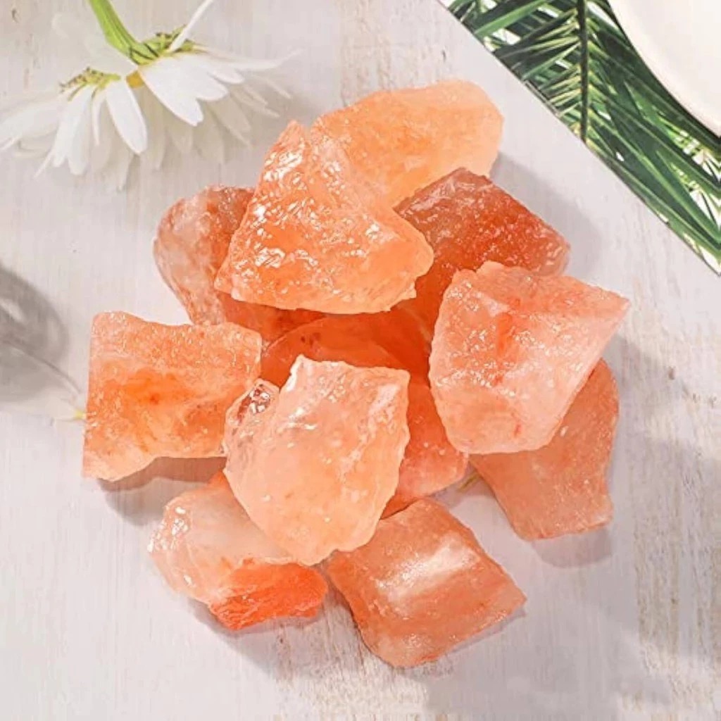 ⚡Broken1kg Over 80 Minerals Broken Himalayan salt stone natural ...