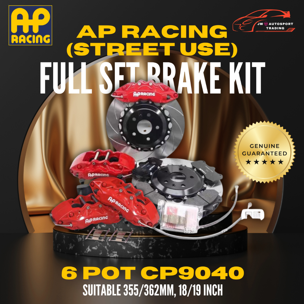 100% Original Genuine AP Racing 6pot CP9040 Full Set Brake Kit | Shopee ...