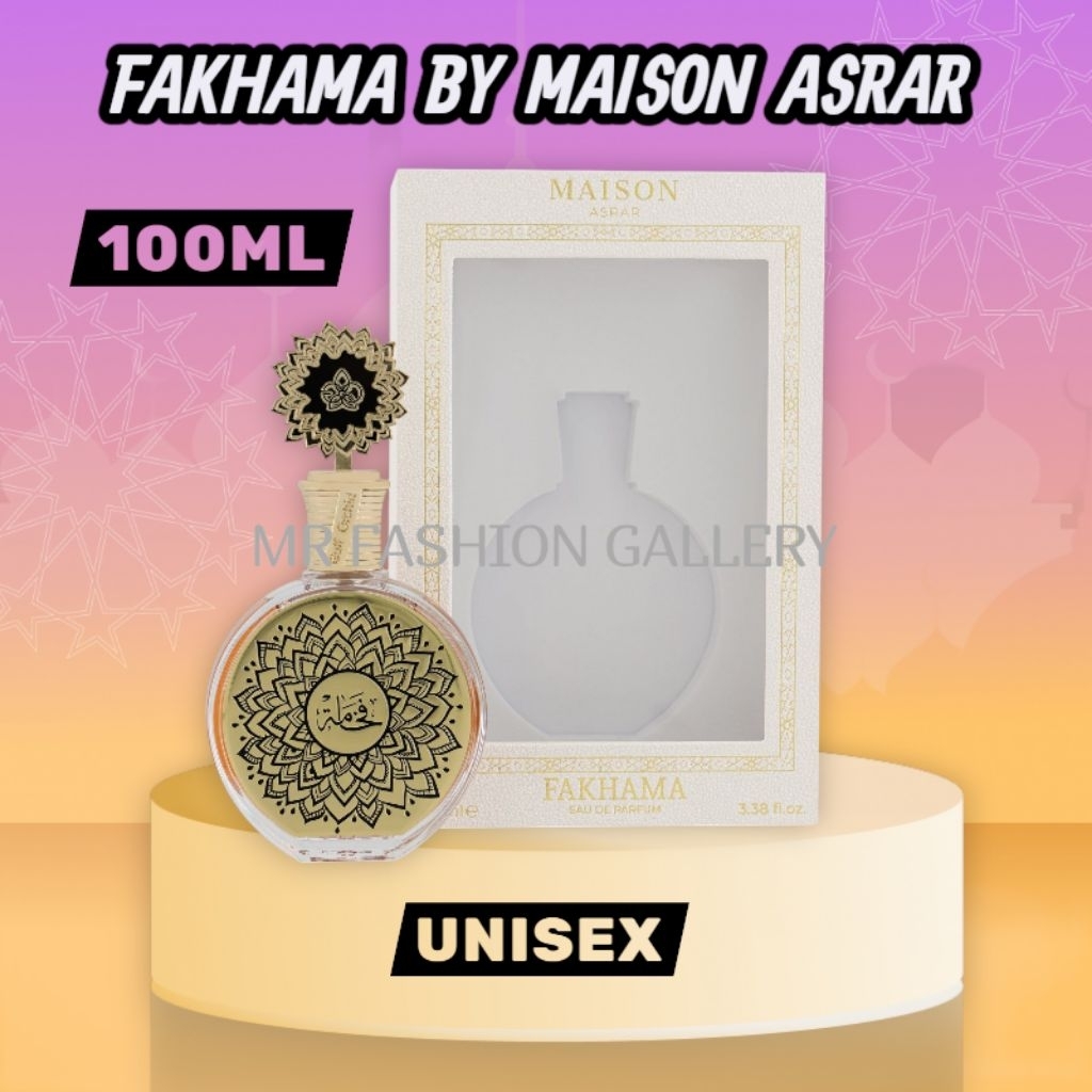 Maison Asrar Fakhama Eau de Parfum 100ml Unisex From Dubai Long Lasting ...