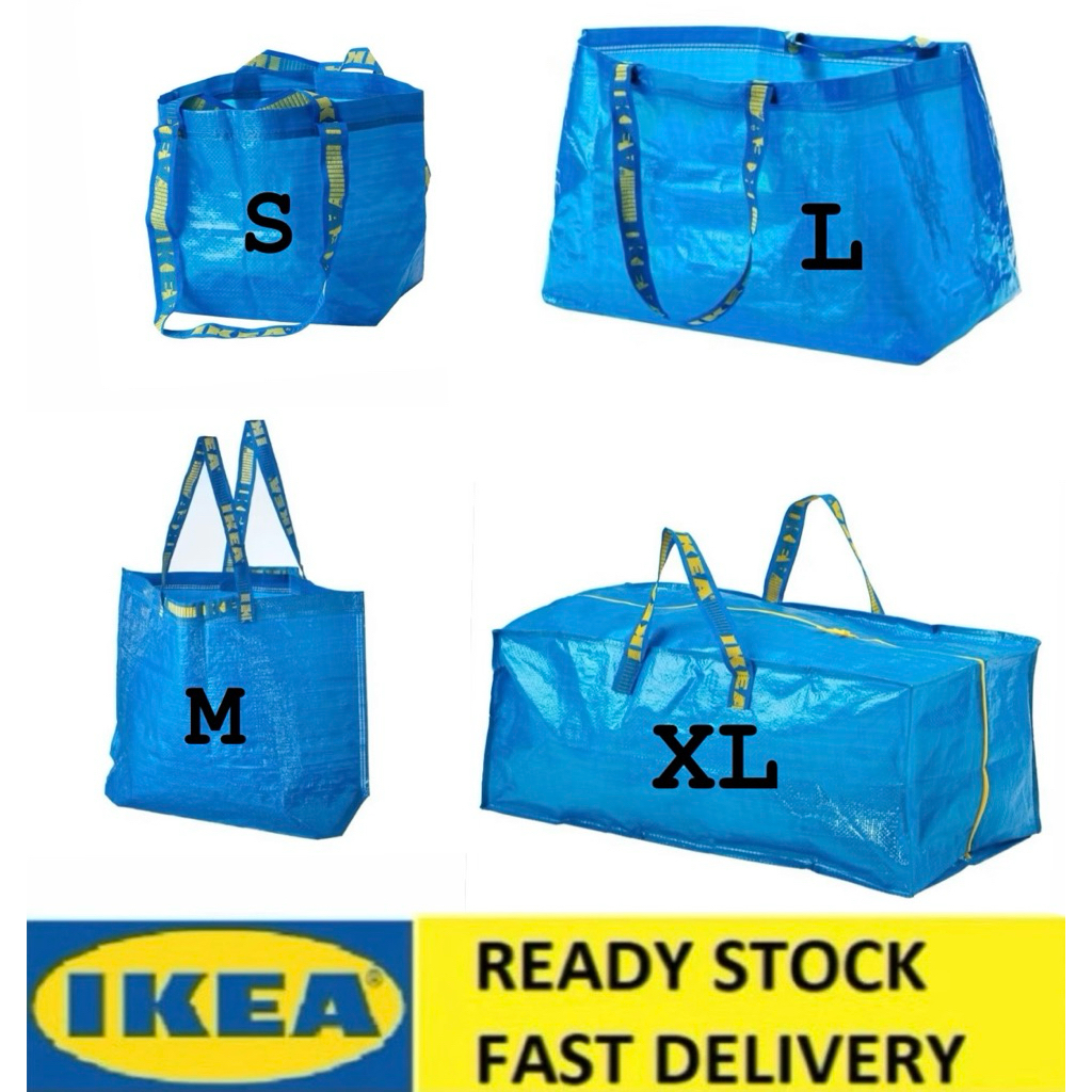 🎁OFFER! ORIGINAL Beg Biru IKEA / Beg Tahan Lasak / Leisure / Dobi ...