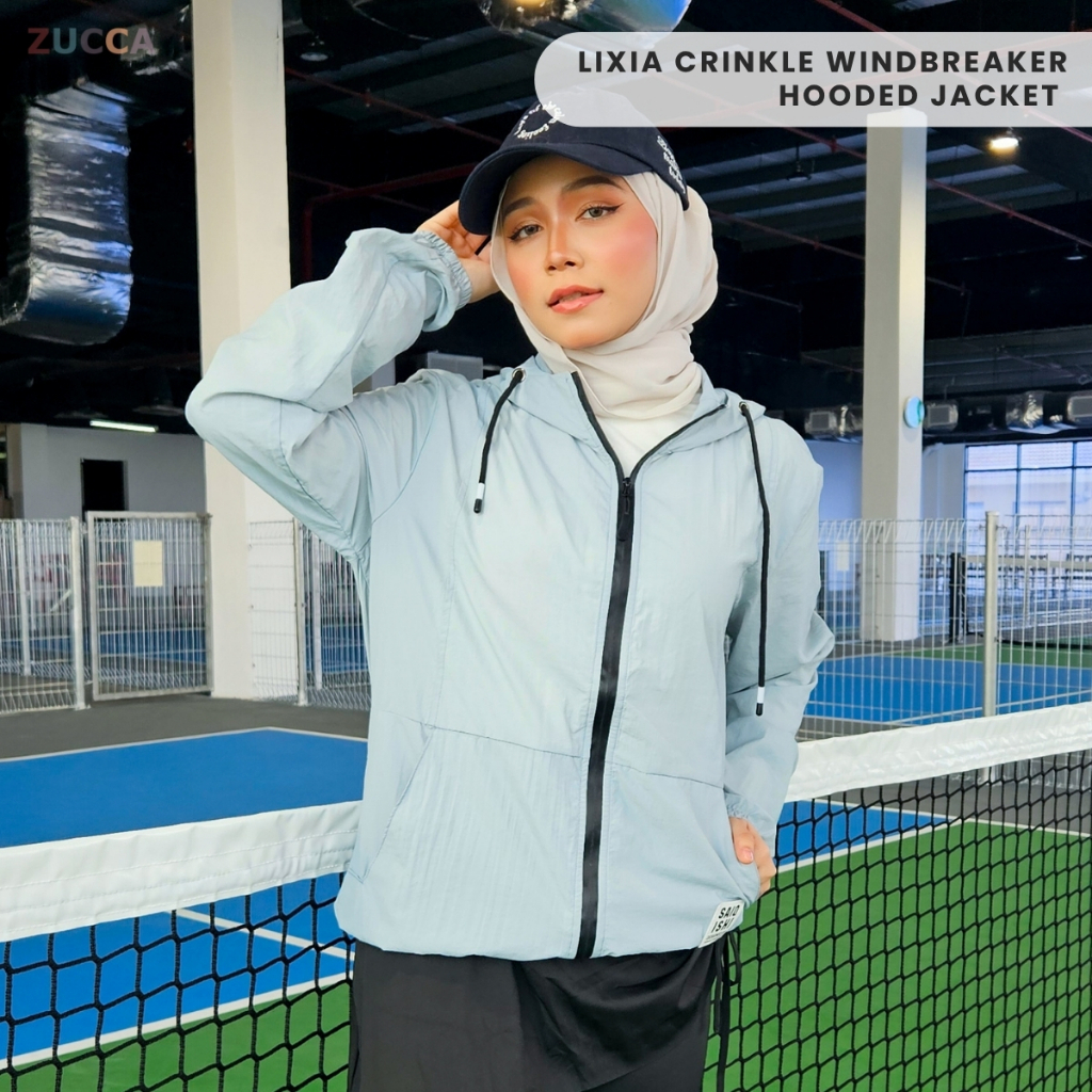 ZUCCA LIXIA JAKET WINDBREAKER BERHUD - MS001 | Shopee Malaysia
