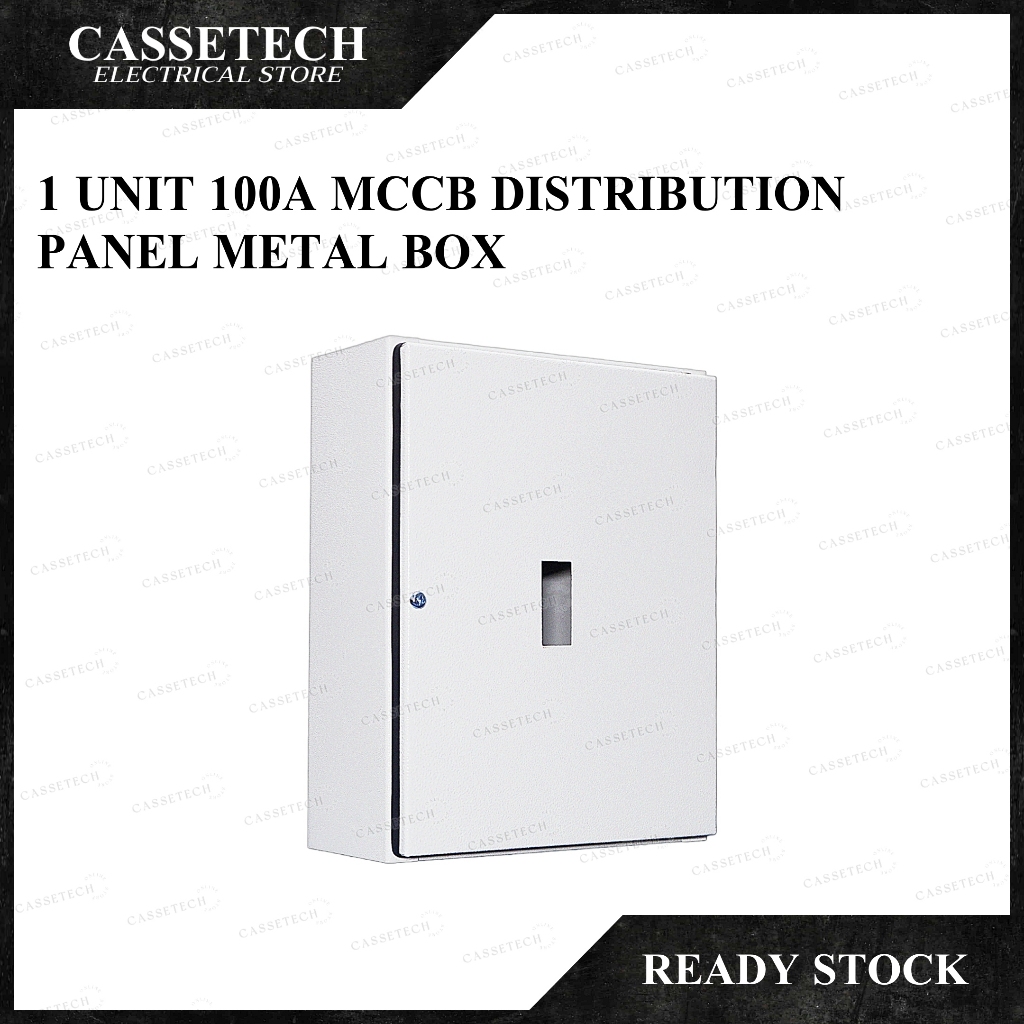 1 UNIT MCCB 63A 100A DISTRIBUTION METAL BOX MAIN PANEL NEUTRAL LINK BAR ...