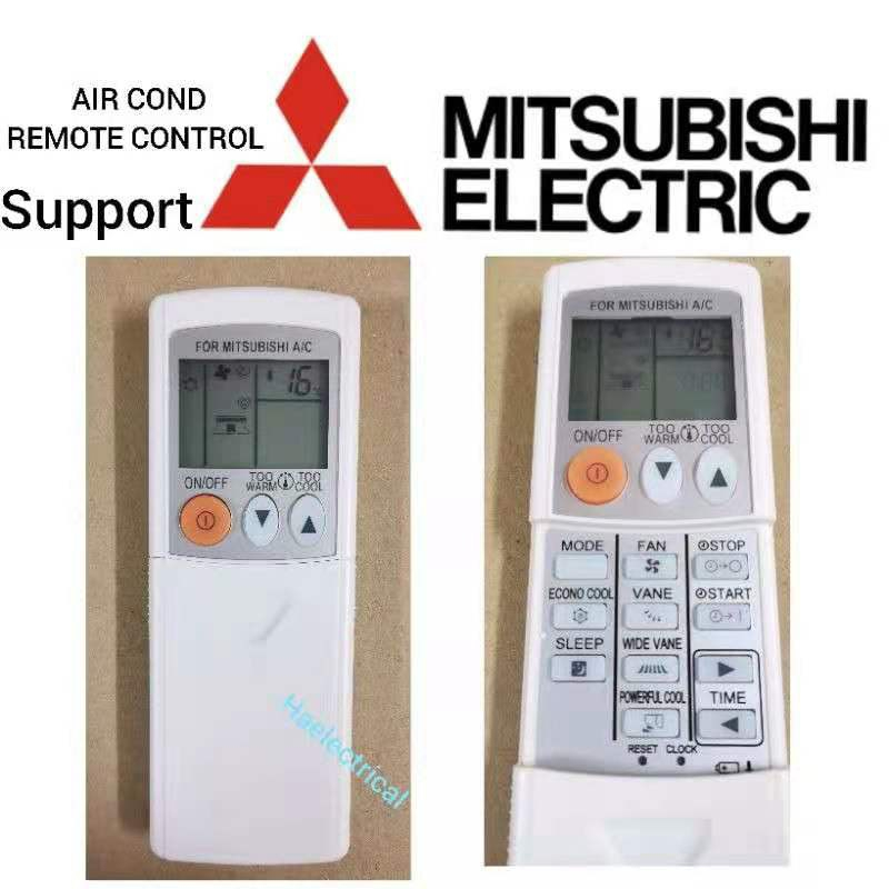 Mitsubishi Air Cond Remote Control MS-B10VS / MS-HK10VA / MS-HK13VA / MS-HK17VA / MSZ-GE12NA ...