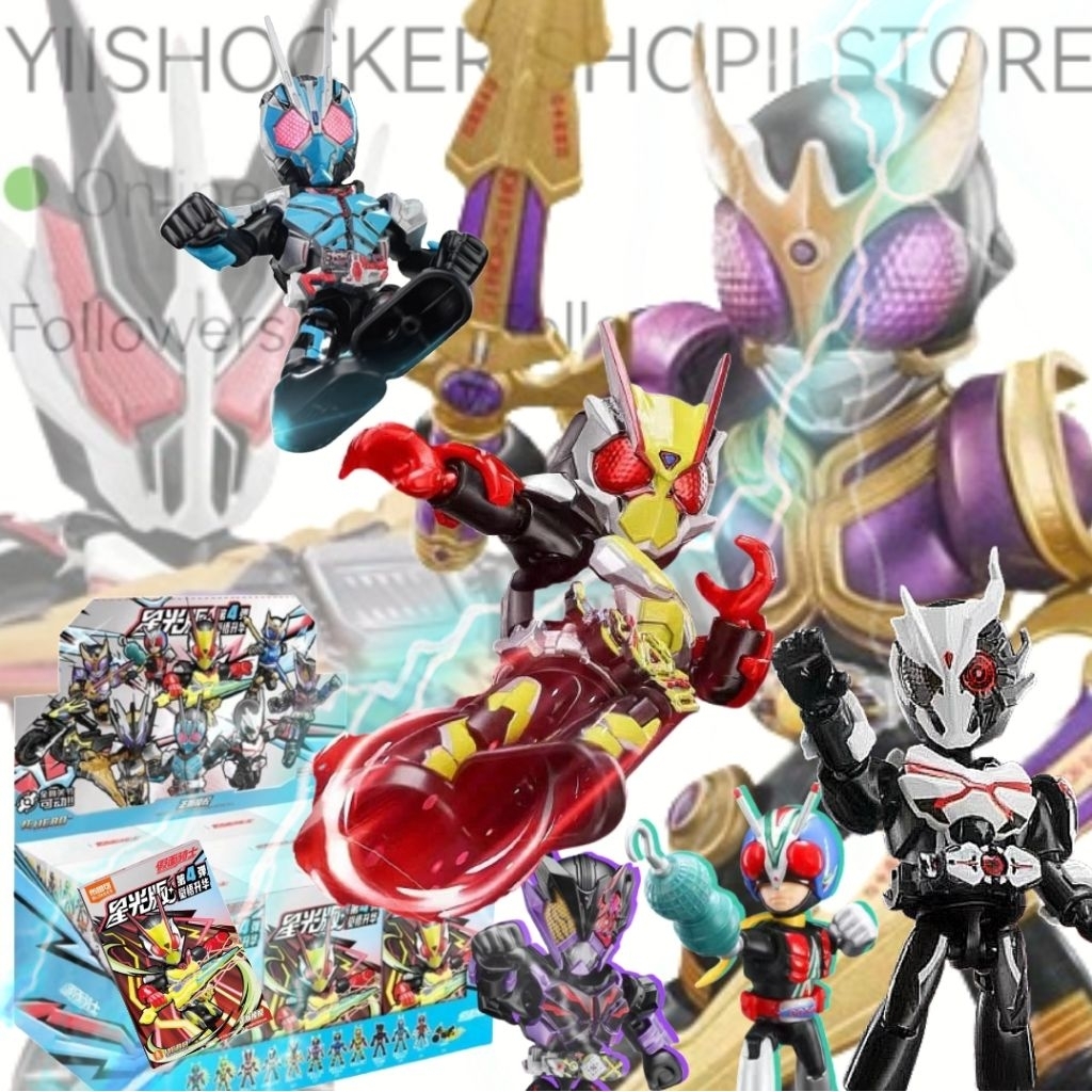 [10cm] BLOKEES Starlight Part 4 Masked Kamen Rider ZERO-TWO ARK THOUSER ...