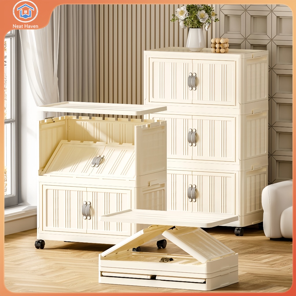 IKEA Multifunction Foldable Storage Cabinet Durable Almari Baju Murah ...