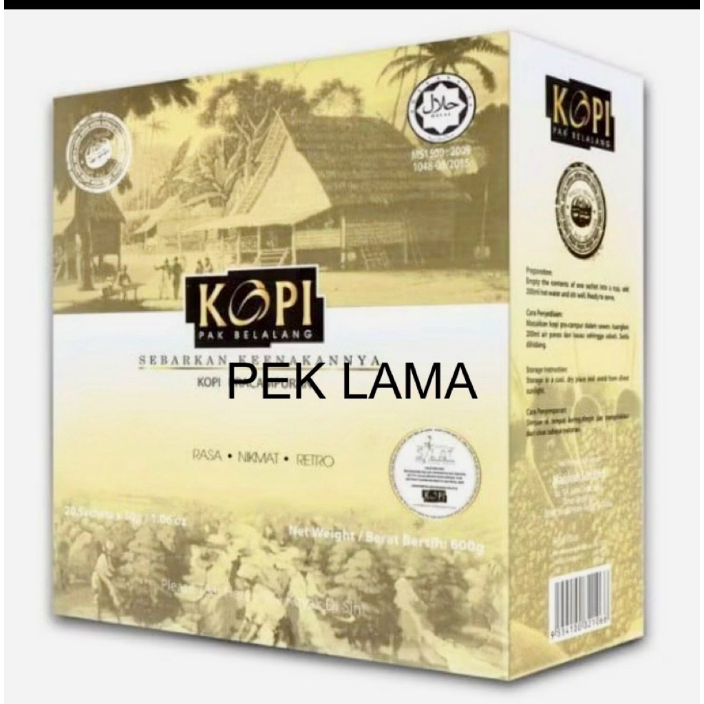 (PEK LAMA)Kopi Pak Belalang ready stock (kotak ) (papan) | Shopee Malaysia