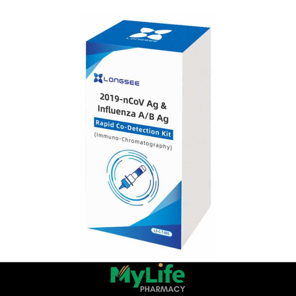 LONGSEE 2019-nCoV Ag & influenza A/B Ag Rapid Co Detection Kit (1 test ...