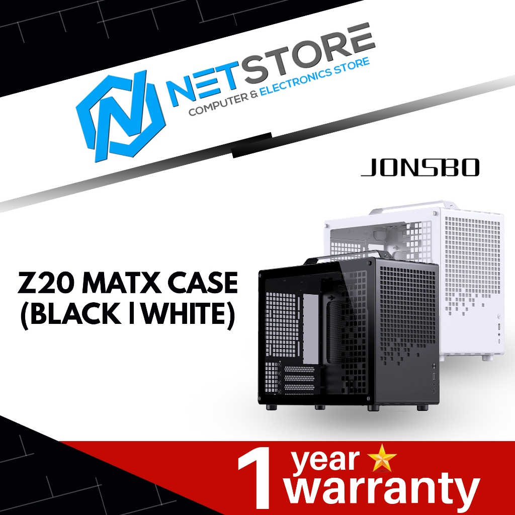 JONSBO Z20 MATX CASE - (BLACK | WHITE) | Shopee Malaysia