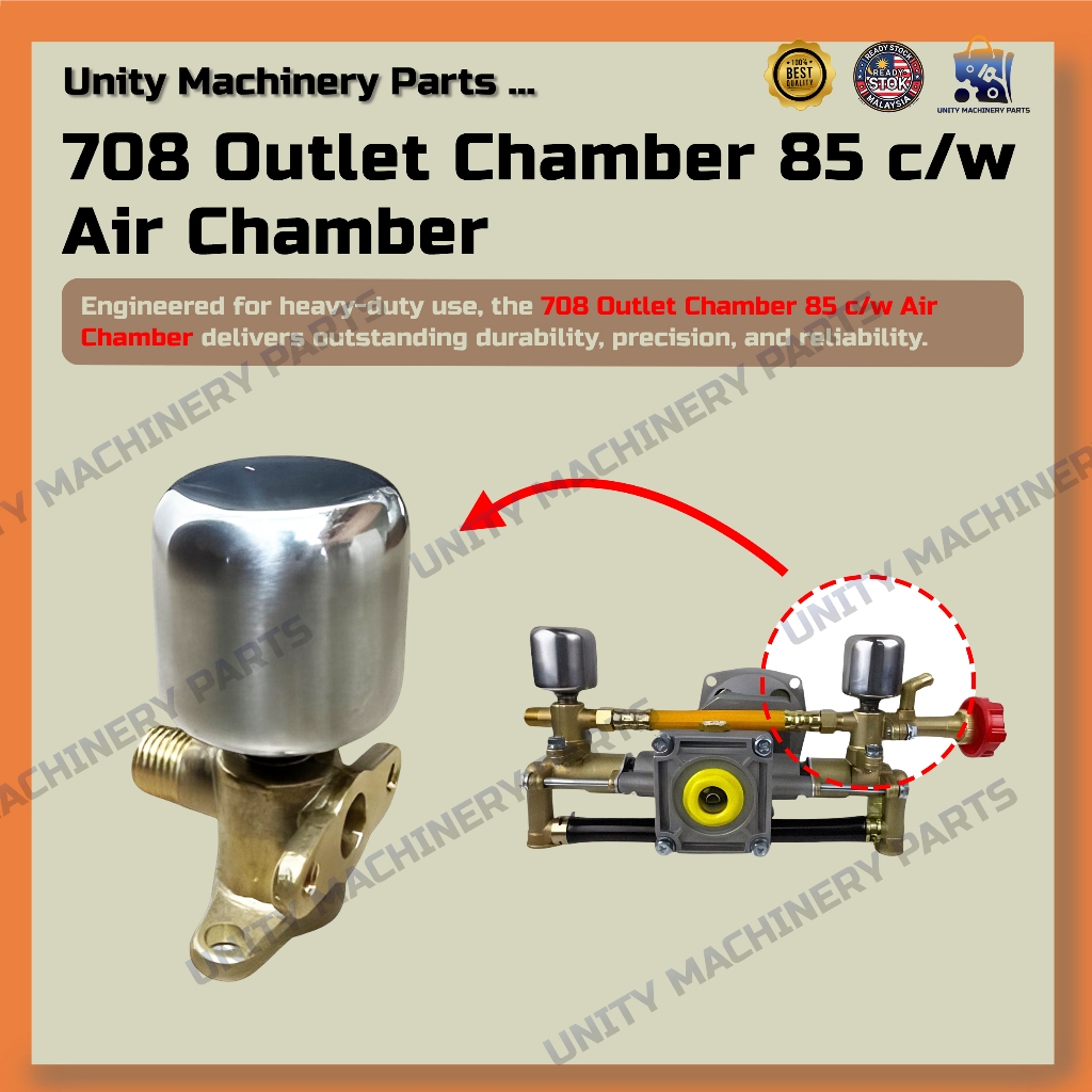 Unity Machinery Parts Tabung Angin Terbo Pam Racun Turbo Air Chamber ...
