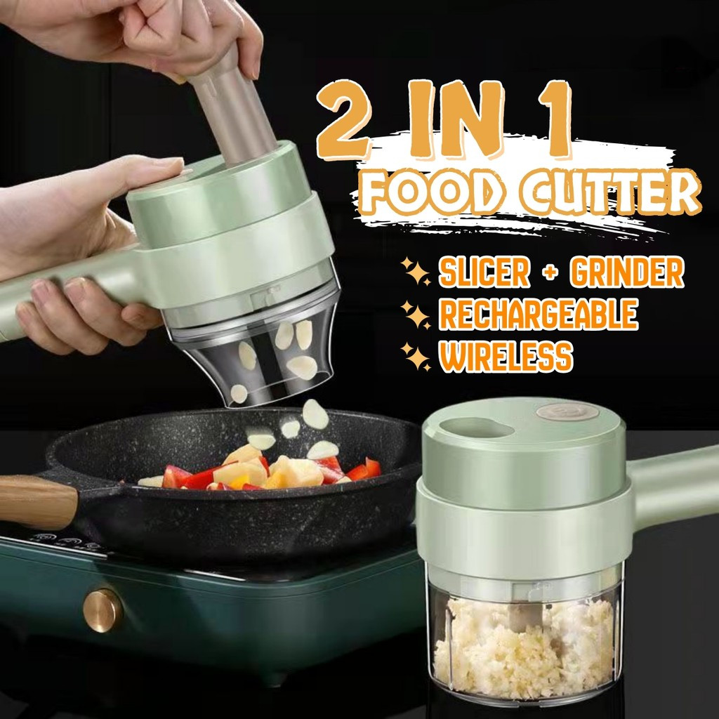 Pemotong Sayur 2IN1 Pelbagai Fungsi Chopper Bawang Putih Elektrik ...