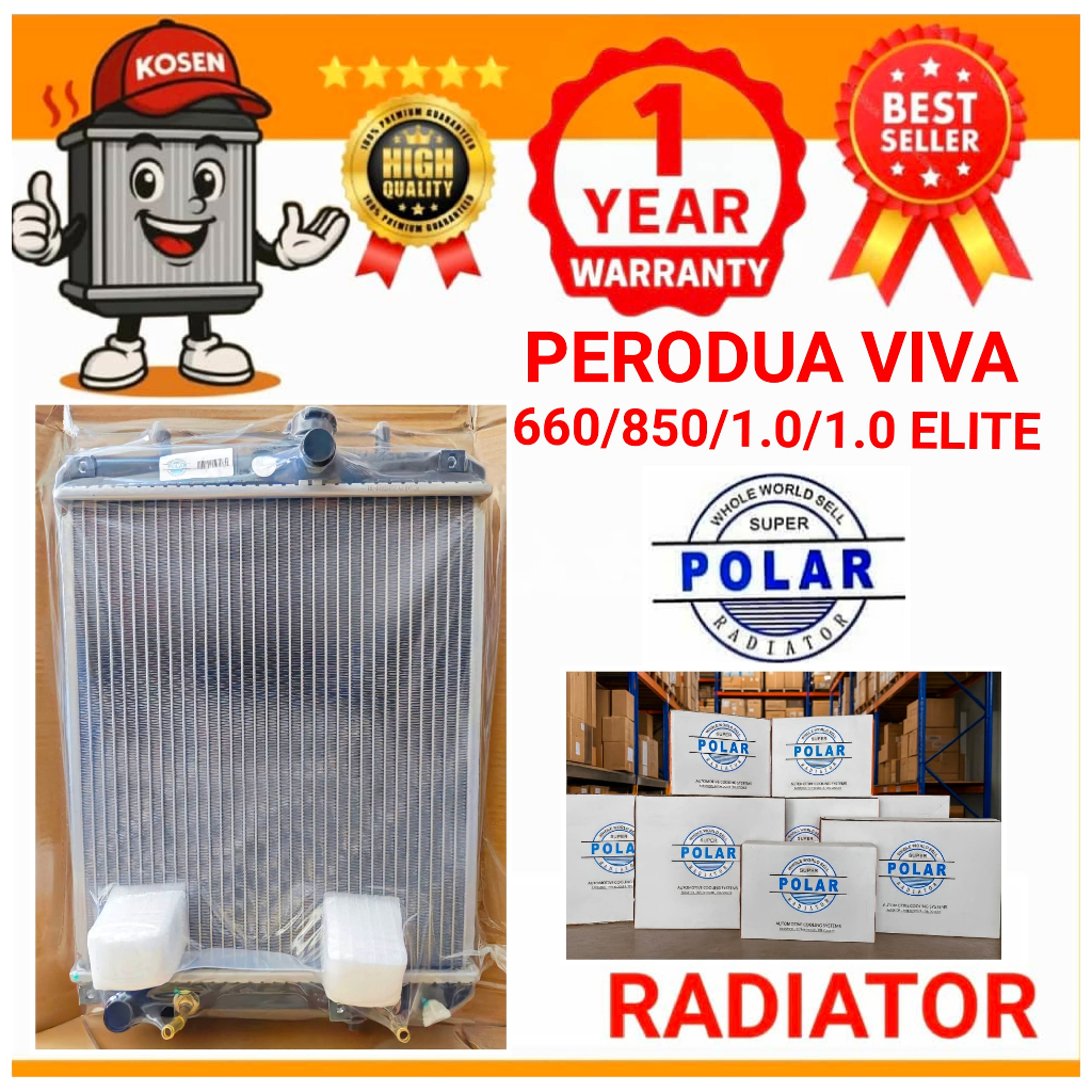 Viva Radiator tangki air Double layer AT MT 26mm High quality | Shopee ...