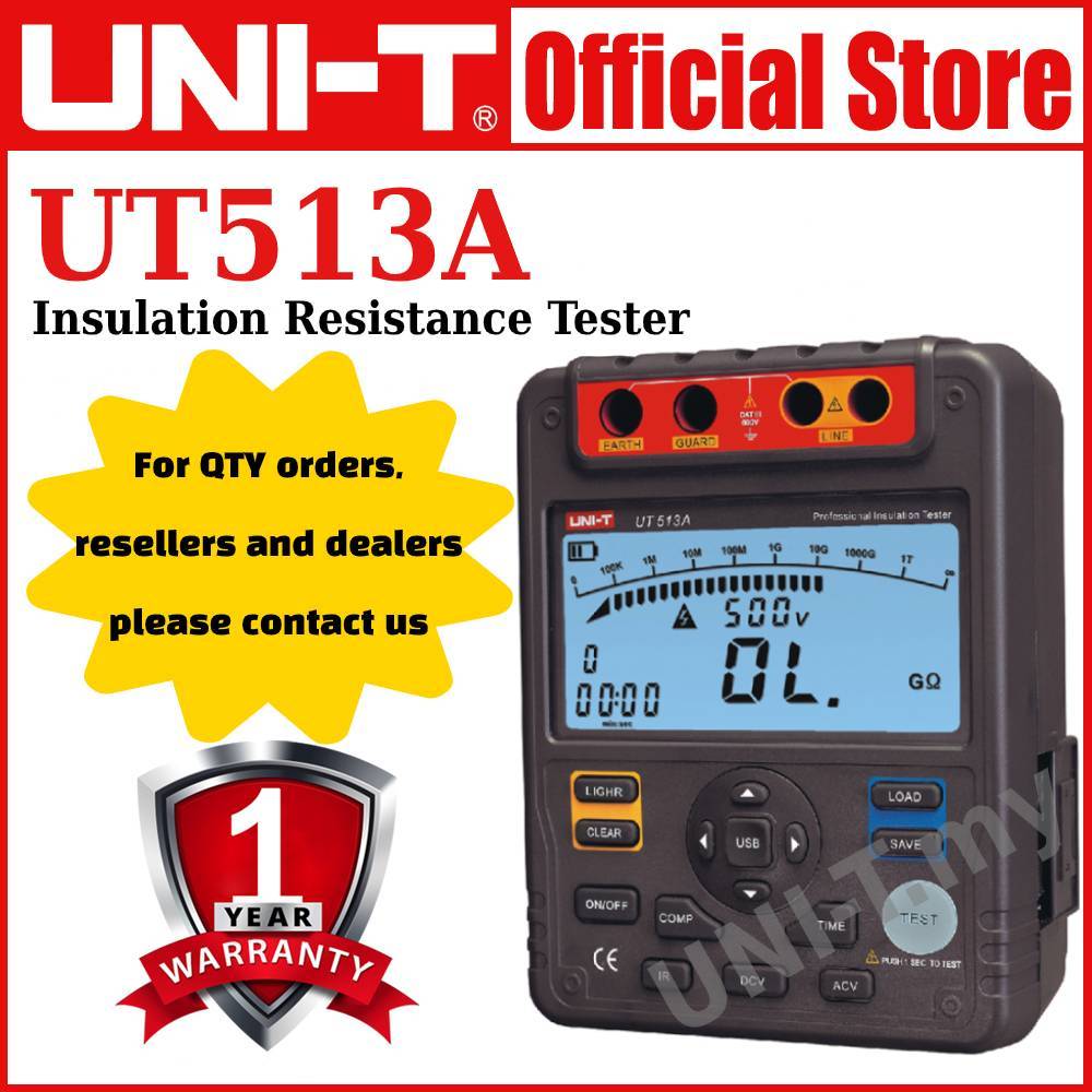 UNI-T UT513A Insulation Resistance Tester | Shopee Malaysia