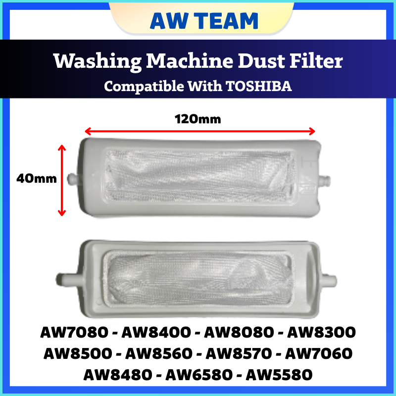 Compatible TOSHIBA Washing Machine Dust Filter Bag AW7080 AW8400 AW8080 ...