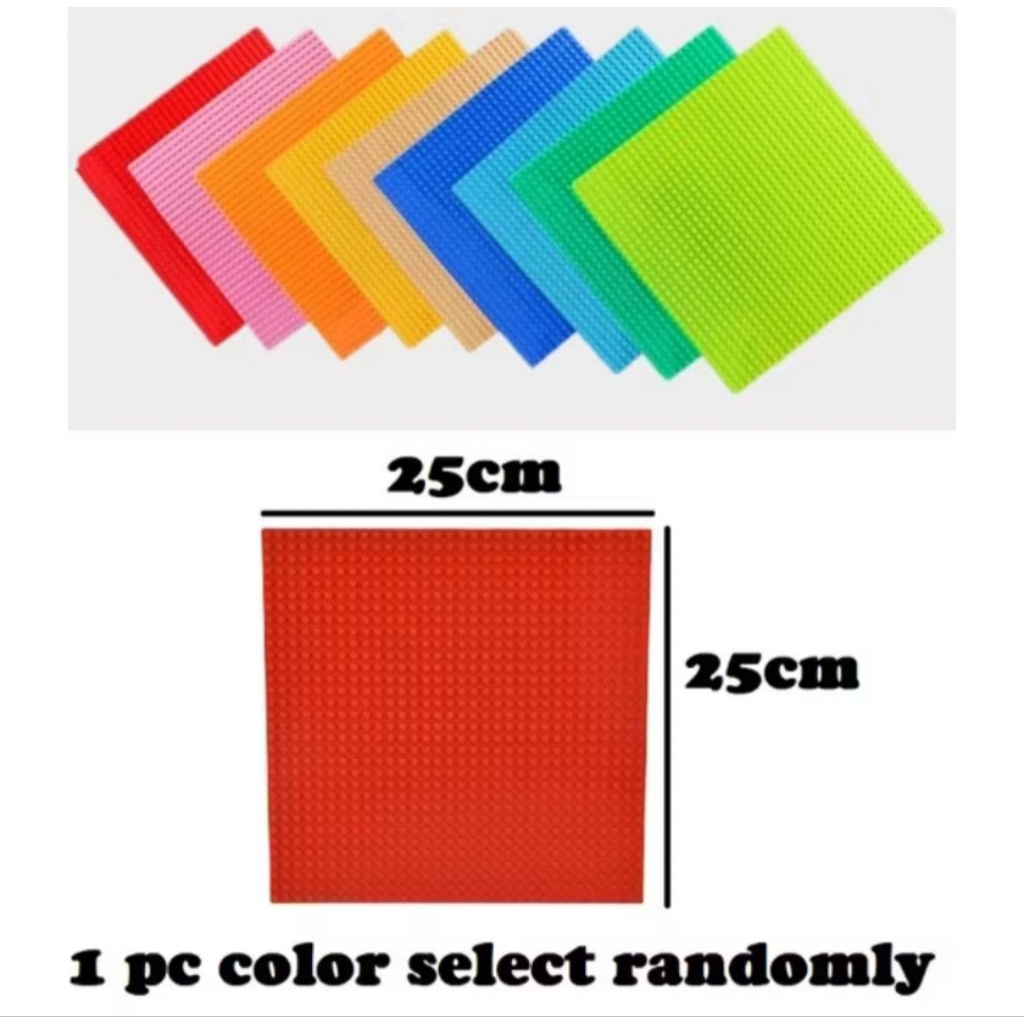 Building Bricks Blocks Baseplate Plastic Blocks Base Plates Educational ...