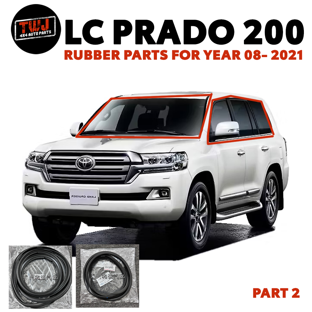 Original Toyota Land Cruiser LC200 car parts door rubber, weatherstrip ...