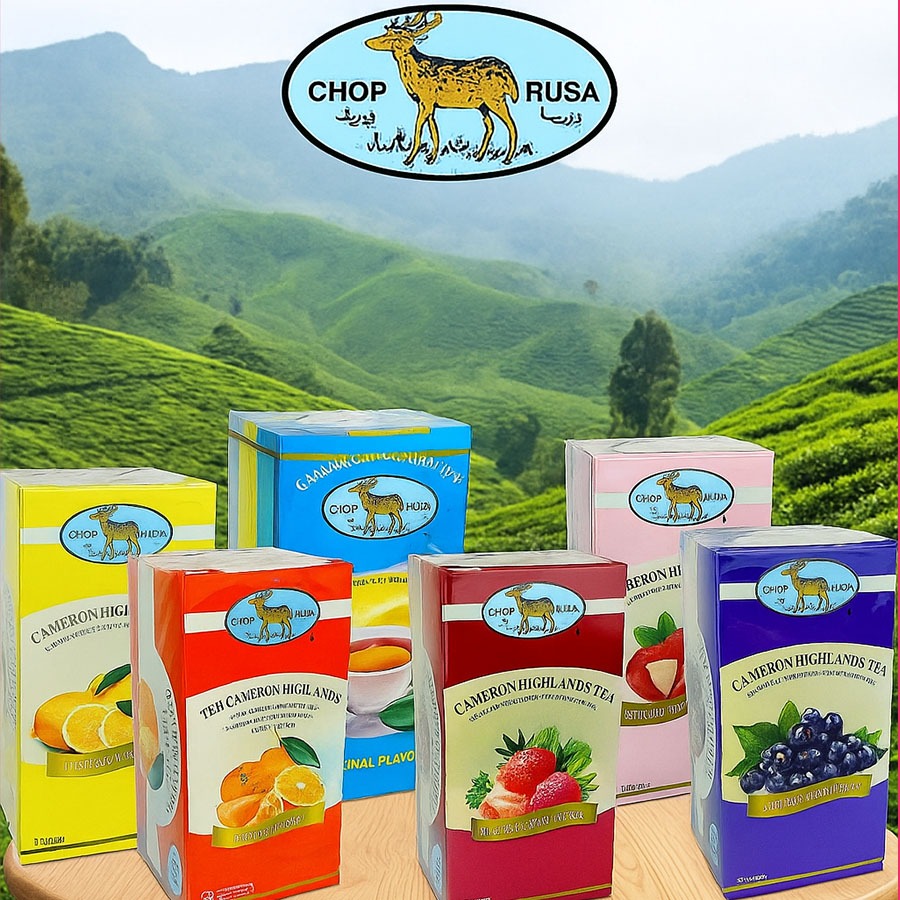CHOP RUSA FLAVOURED TEA- STRAWBERRY TEA - LEMON TEA - BLACKCURRANT TEA ...