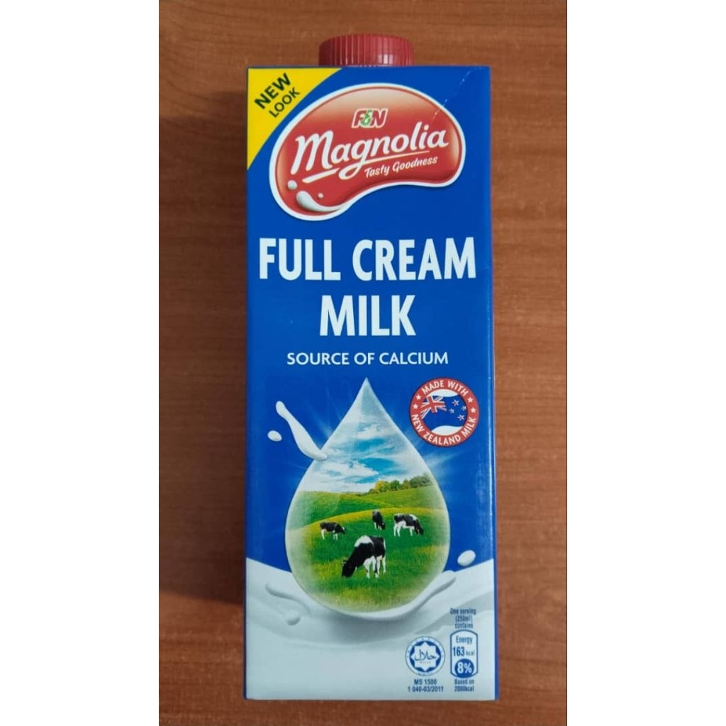 F&N Magnolia Full Cream Milk 1L Susu Penuh Krim | Shopee Malaysia