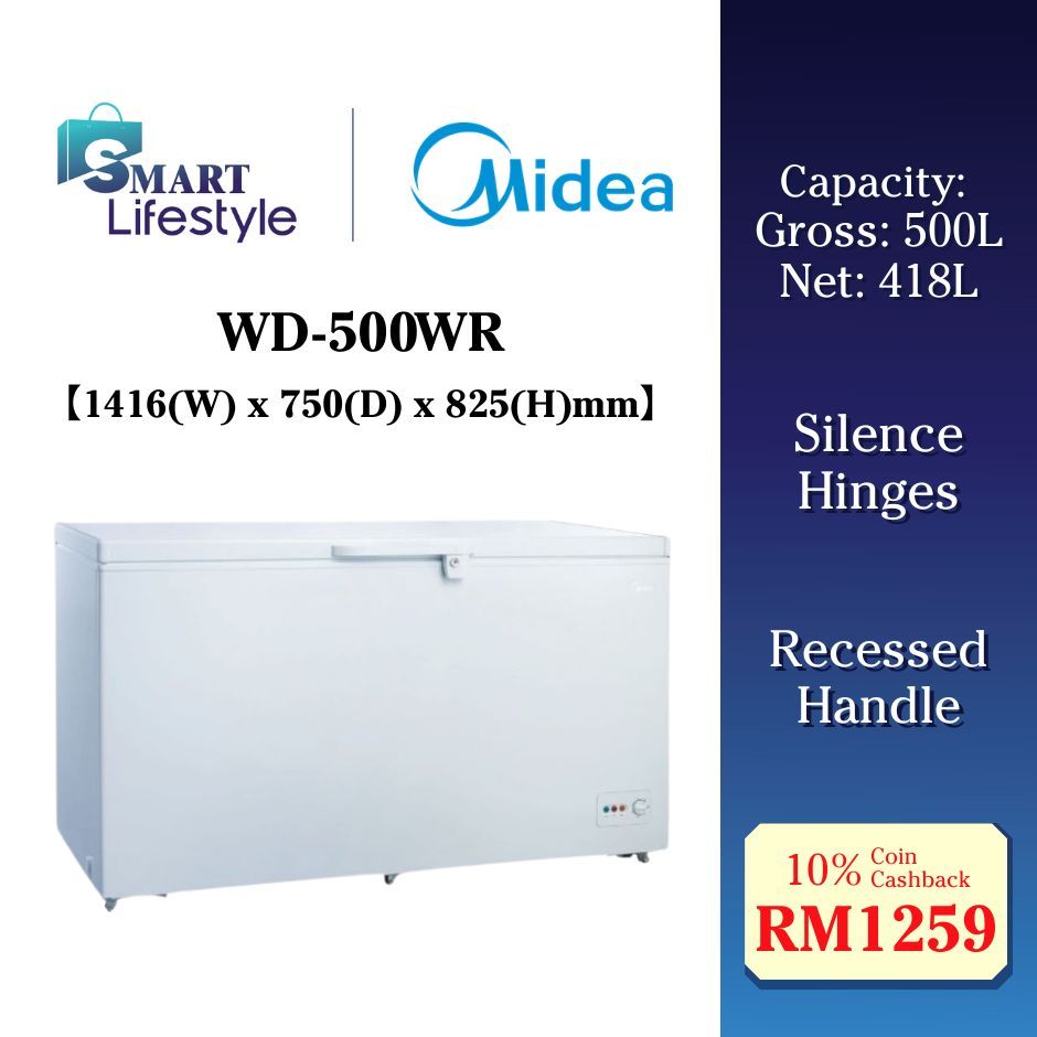 Midea 500L Chest Freezer WD-500WR / Morgan Chest Freezer (510L) MCF ...