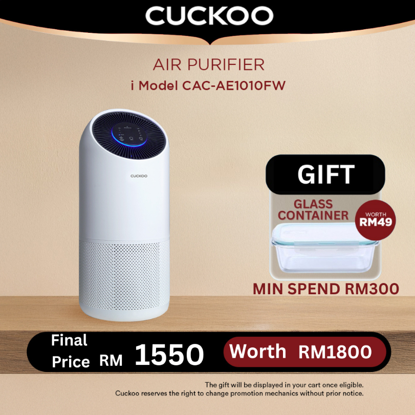 CUCKOO Air Purifier i Model - CAC-AE1010FW | Shopee Malaysia