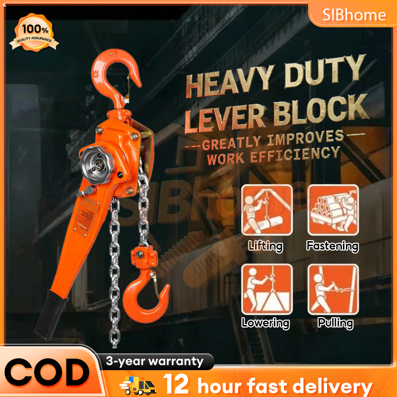 Manual Lever Chain Hoist G80 Galvanized Carbon Steel Auto Chain Leading ...