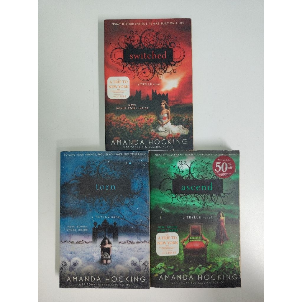 [BB] [Used] The Trylle Trilogy (Switched + Torn + Ascend) by Amanda ...