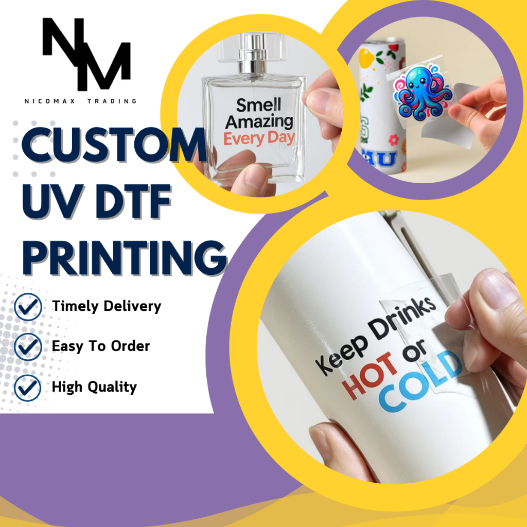 Custom Print UV DTF Sticker UV Crystal Transfer Label | Direct To Film ...