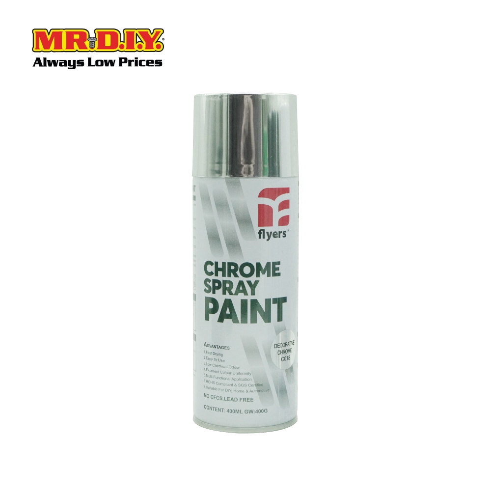 [BEST SELLER] Spray Paint Chrome #C018 (400ml) | Shopee Malaysia