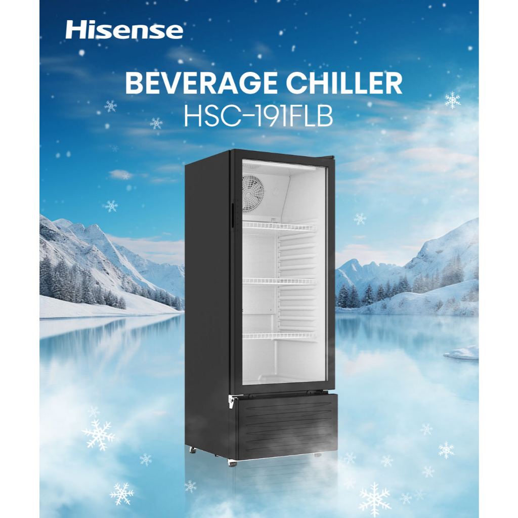 {FAST SHIPPING ) Hisense Showcase HSC-191FLB 192L Commercial Display ...