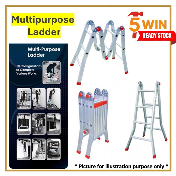 EVERLAS Quick Transformation Multipurpose Ladder 🔥 Ready Stocks 🔥 ...