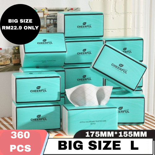 (20 Packs) CHEERFUL tissue facial tissue pocket tissue Botare Air ...