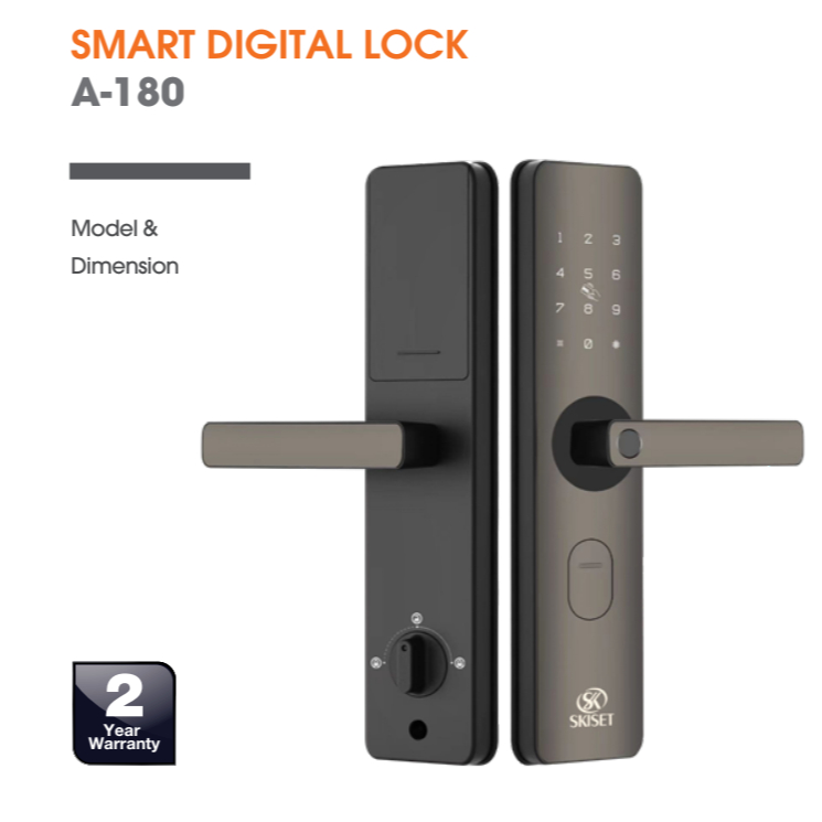 SKISET A-180 SMART DIGITAL LOCK (NEW) | Shopee Malaysia