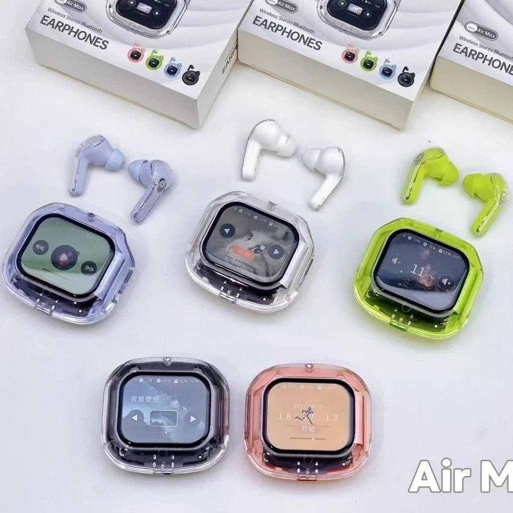 TWS Bluetooth Earphone With Touch Screen LCD Display Extra Bass ...