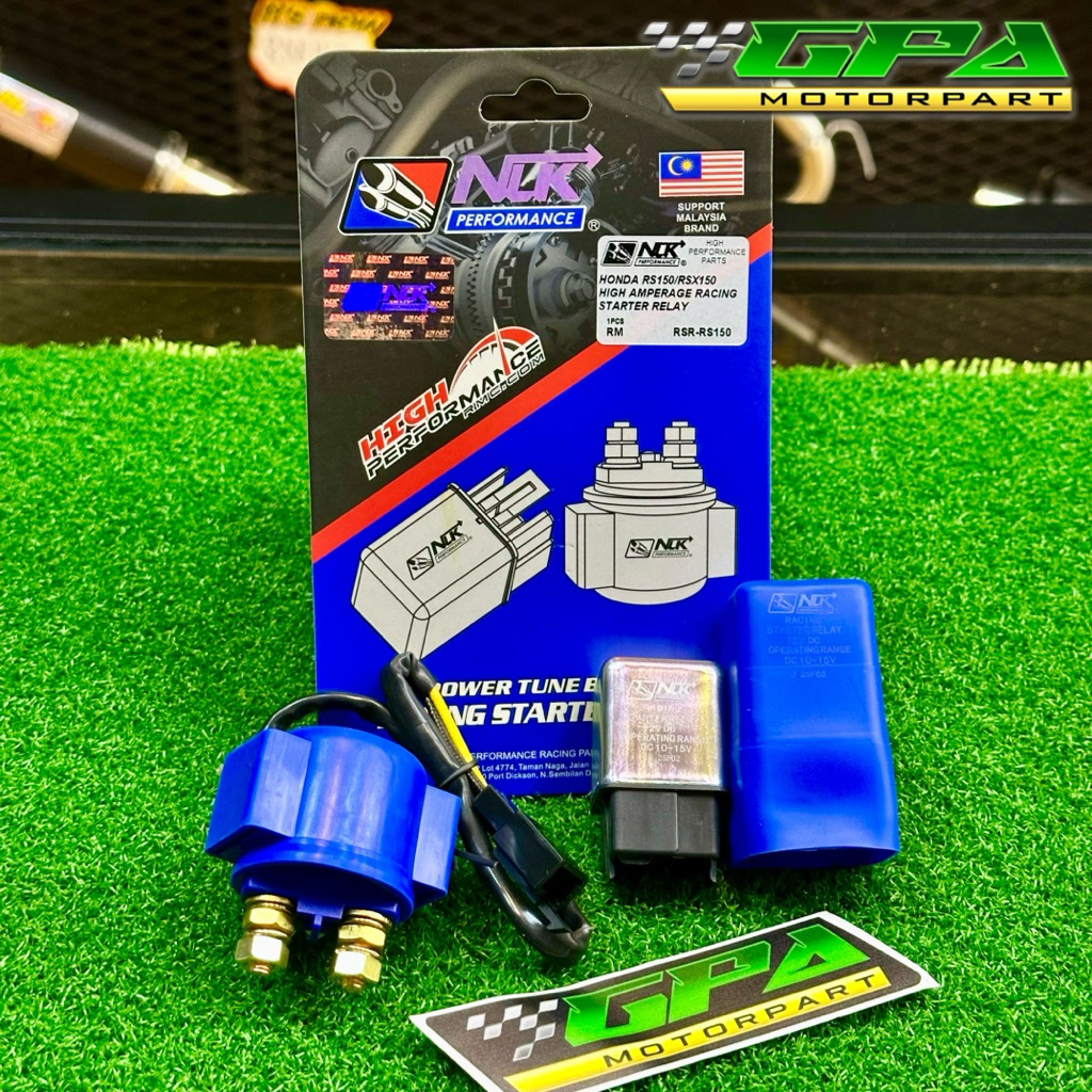 NLK PERFORMANCE RACING STARTER RELAY Y15 RS150 RSX KRISS MR3 | Shopee ...
