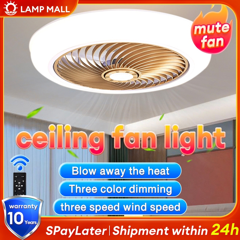 Ceiling Fan with Lamp 72W fan light ceiling fan light invisible fan ...