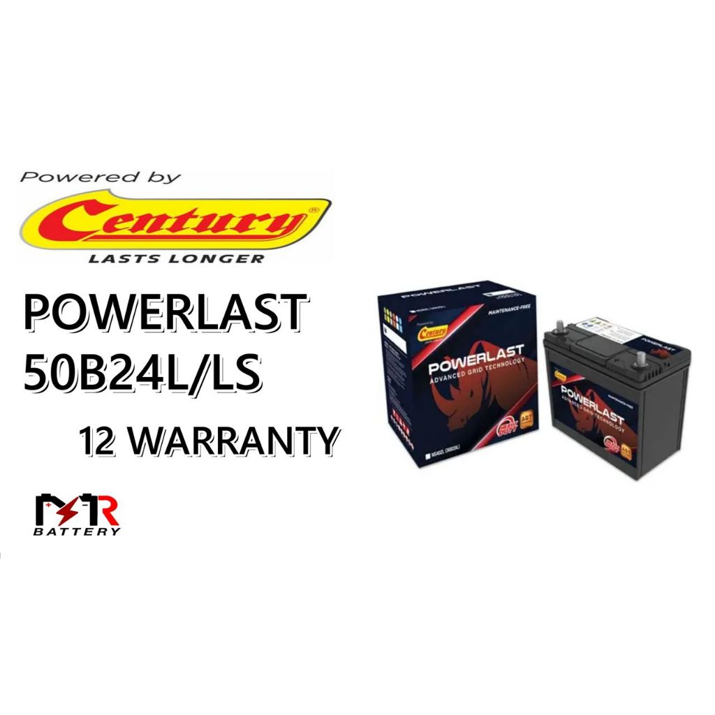 (Installation Provided) CENTURY POWERLAST 50B24L/LS | NS 60L/LS CAR ...