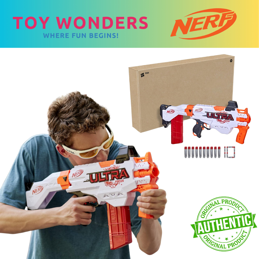 Nerf Ultra Focus Dart Blaster F0500, Motorized Blaster, Automatic ...