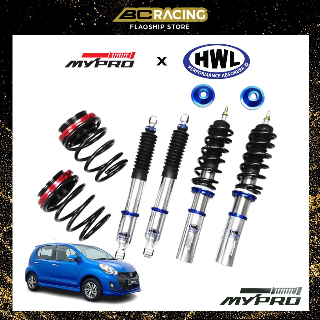 HWL PERODUA MYVI "05-16" 24STEP" High-Low Body shift , Soft Hard ...