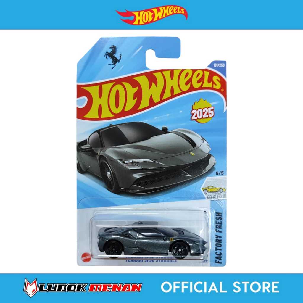 Hot Wheels Ferrari SF90 Stradale (Grey) 2025 | Shopee Malaysia