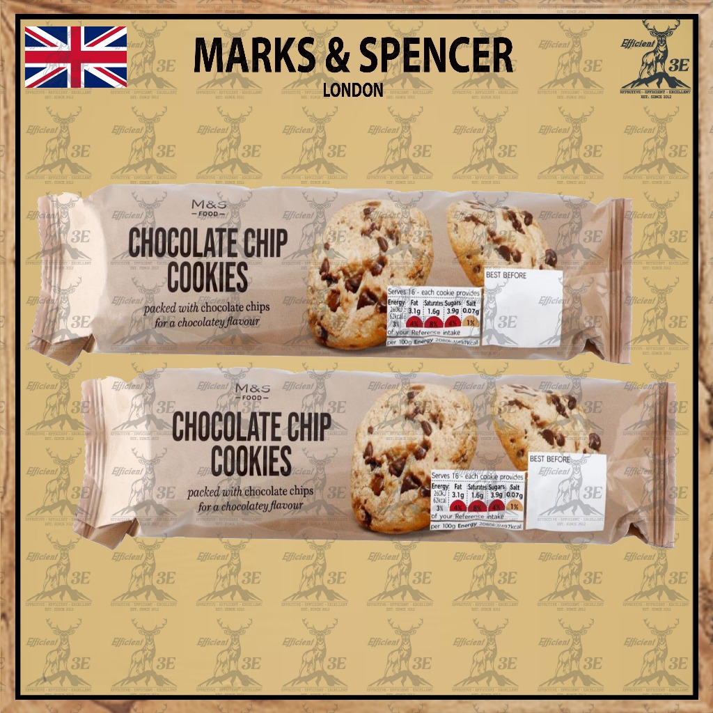 M&S🌟Marks & Spencer Chocolate Chip Cookies🌟HOT SALE🌟 | Shopee Malaysia