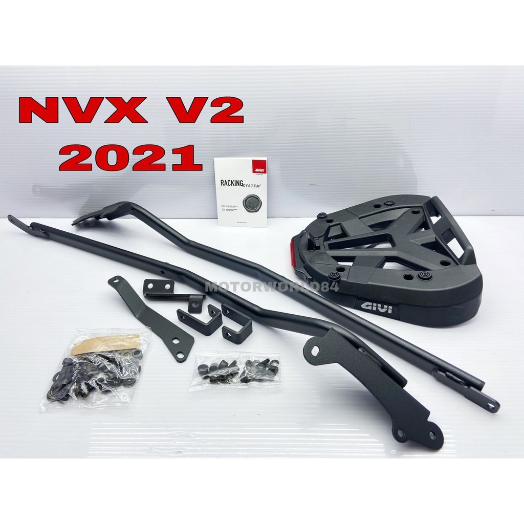 GIVI NVX 155 V2 / V3 SP ABS Monorack J Rack GIVI BOX B32 B27 B45NM B42N ...