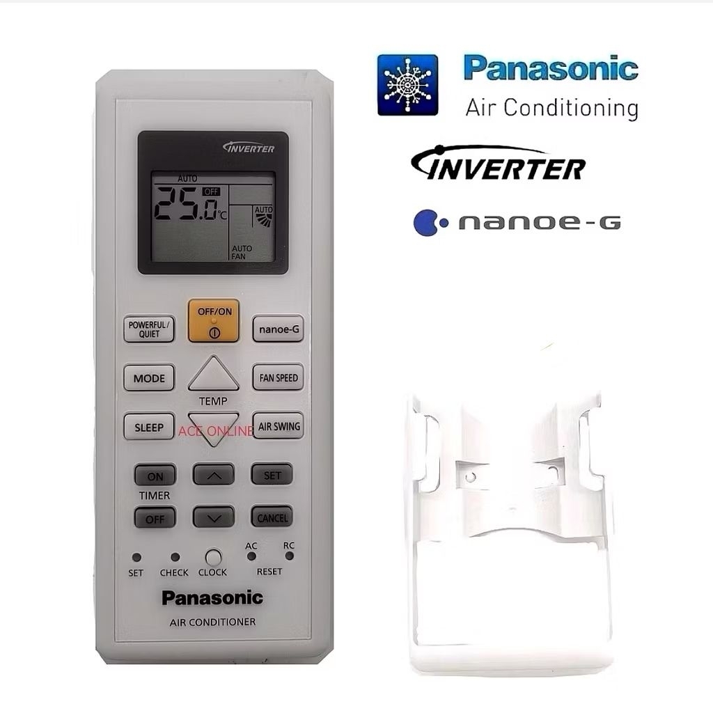 Panasonic nanoe-G Air Conditioner remote control (INVERTER) 10600 ...