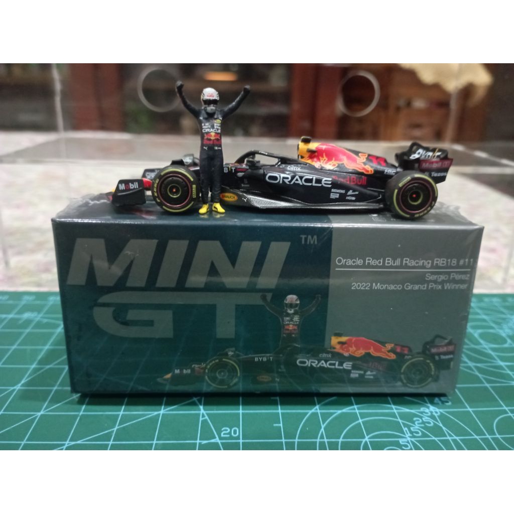 (UNSEALED) Mini Gt 1/64 #551 Oracle RedBull RB18#11 2022 Monaco Grand ...