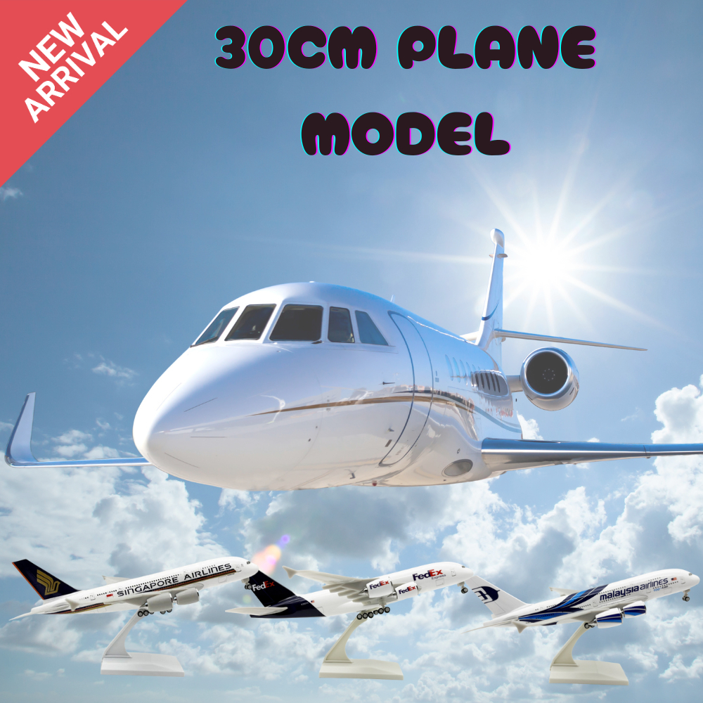 𝗡𝗘𝗪 𝟯𝟬𝗰𝗺 1:240 Airbus A380 Series Airlines Resin Aircraft Model With ...