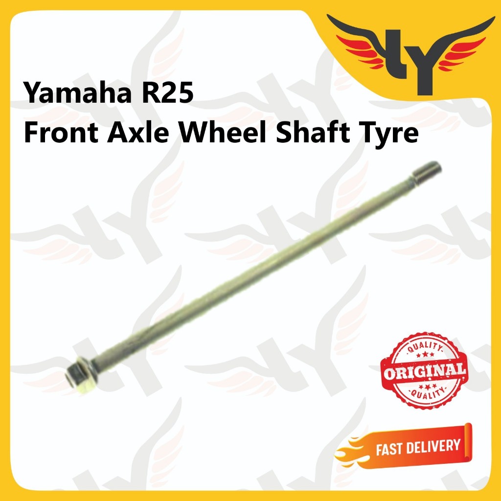 Yamaha R25 MT25 Front Axle Wheel Shaft Tyre - 1WD-25181-00 (100% ...
