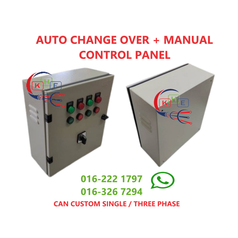 Auto Change-over & Manual control switchboard single phase ( For Air ...