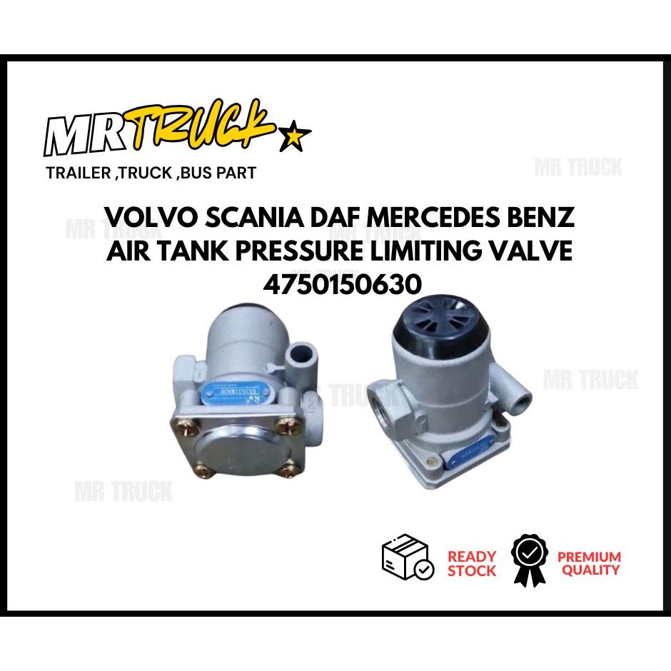 VOLVO SCANIA DAF MERCEDES BENZ AIR TANK PRESSURE LIMITING VALVE ...
